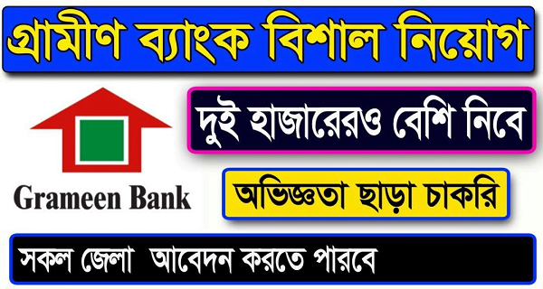 Grameen Bank Job Circular 2021 Online Application